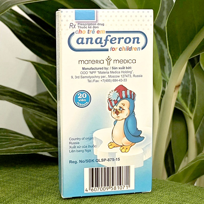 Thuốc tăng đề kháng Anaferon For Children, Giá bao nhiêu, Mua ở đâu?